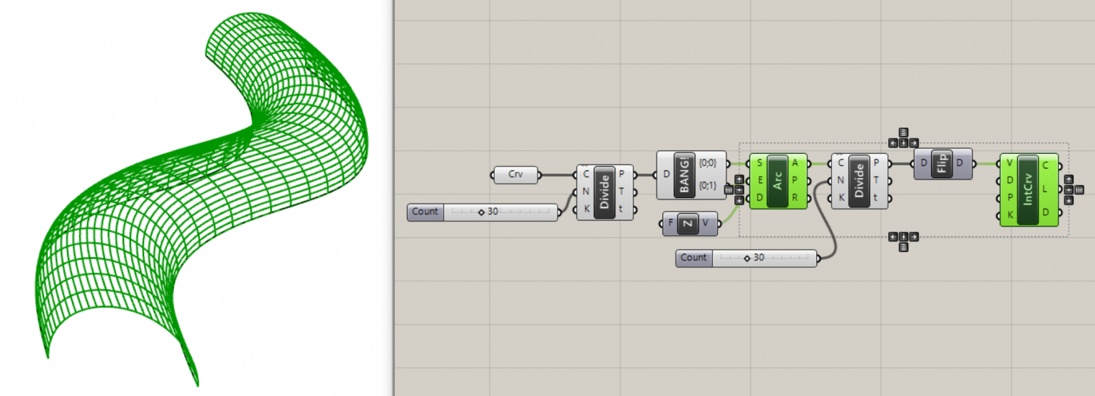 【集中講座】Grasshopperコンポーネント基礎: Flip Matrix | AppliCraft