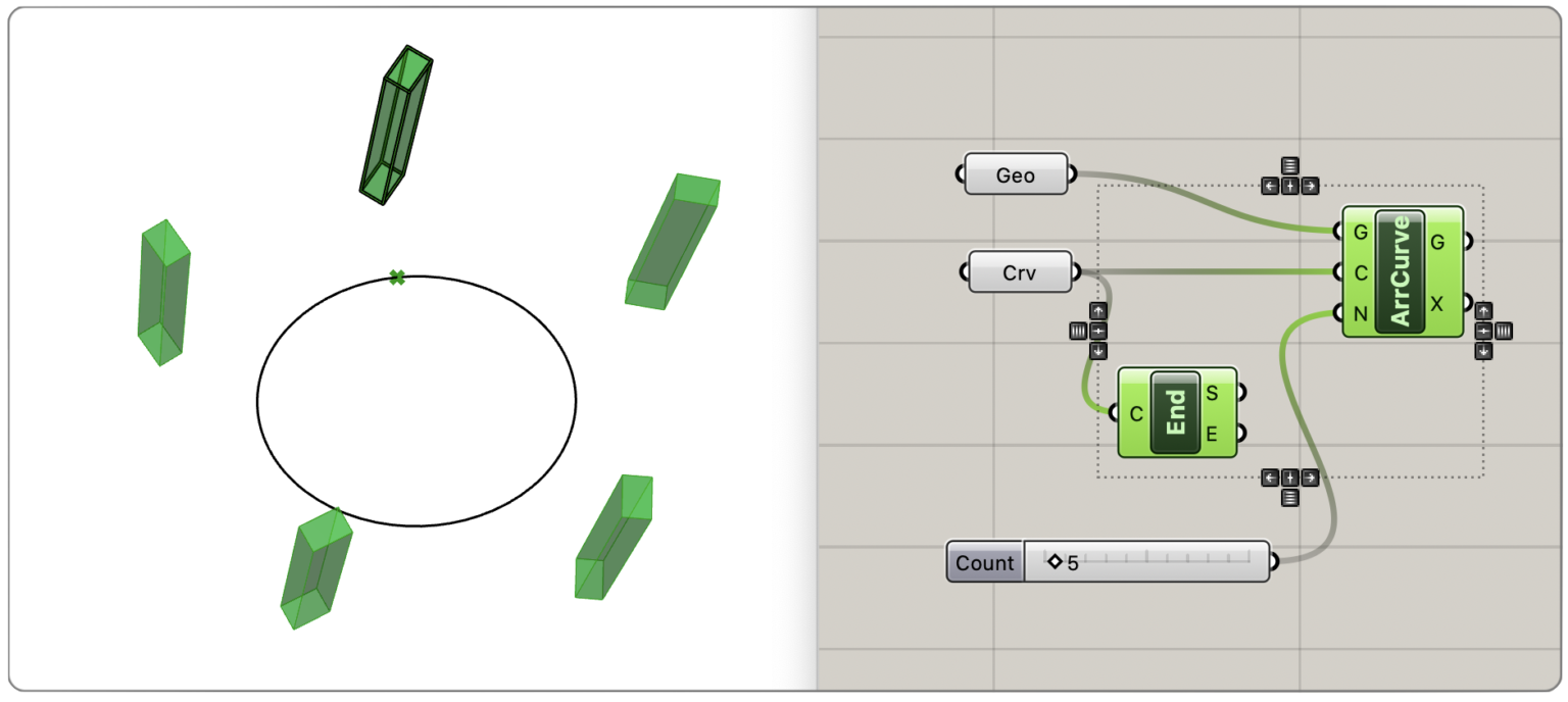 【集中講座】Grasshopperコンポーネント基礎: Curve Array | AppliCraft