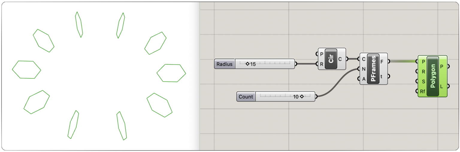 【集中講座】Grasshopperコンポーネント基礎: Perp Frames | AppliCraft