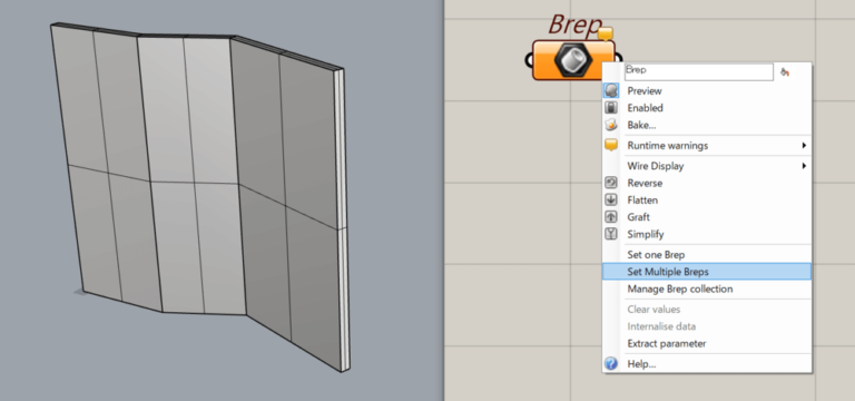 Grasshopper: 既存モデルを分解し、形状要素を抽出する | AppliCraft