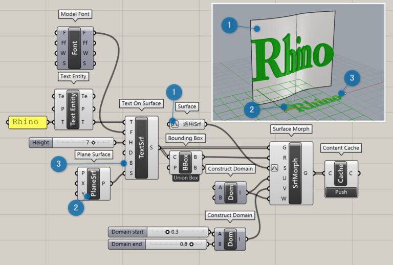 Grasshopperコンポーネント：Rhino8新規追加 | AppliCraft